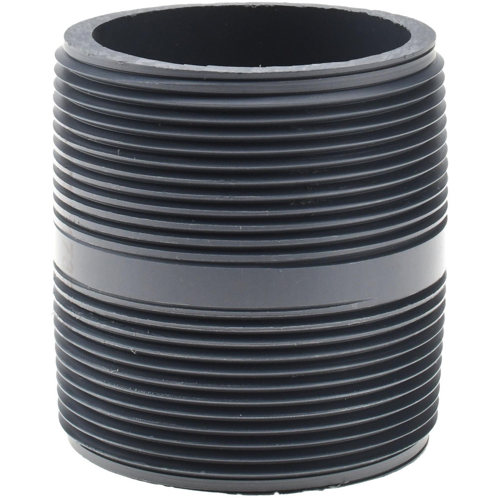 Value Collection - 2" Pipe, 2-1/2" Long PVC Threaded Plastic Pipe ...