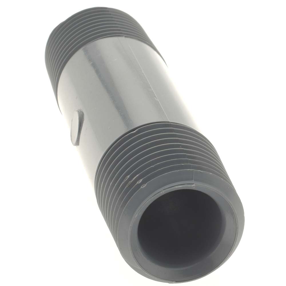 Value Collection - 1/2" Pipe, 3" Long CPVC Threaded Plastic Pipe Nipple ...