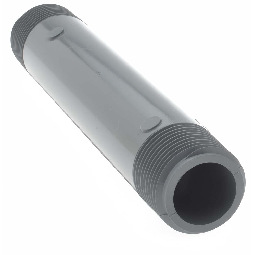 Value Collection - 3/4" Pipe, 6" Long CPVC Threaded Plastic Pipe Nipple ...