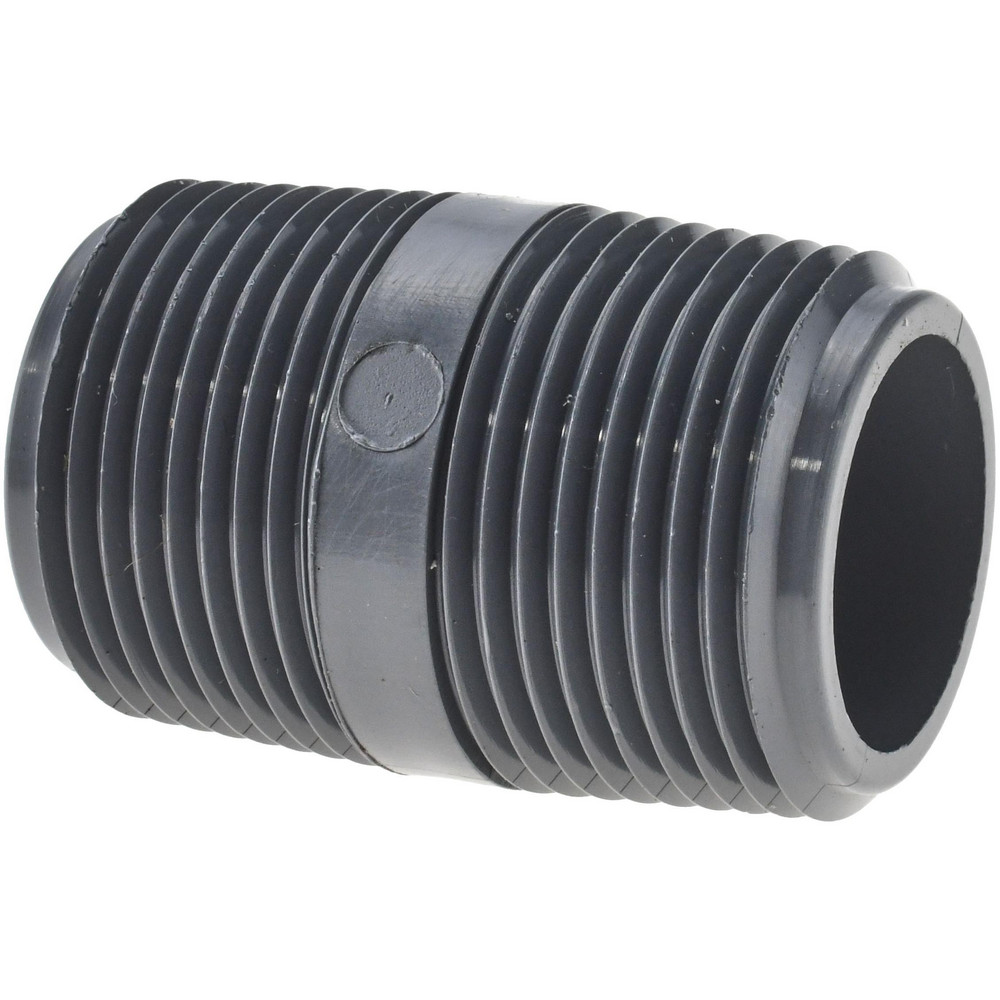 Value Collection - 1" Pipe, 2" Long CPVC Threaded Plastic Pipe Nipple ...