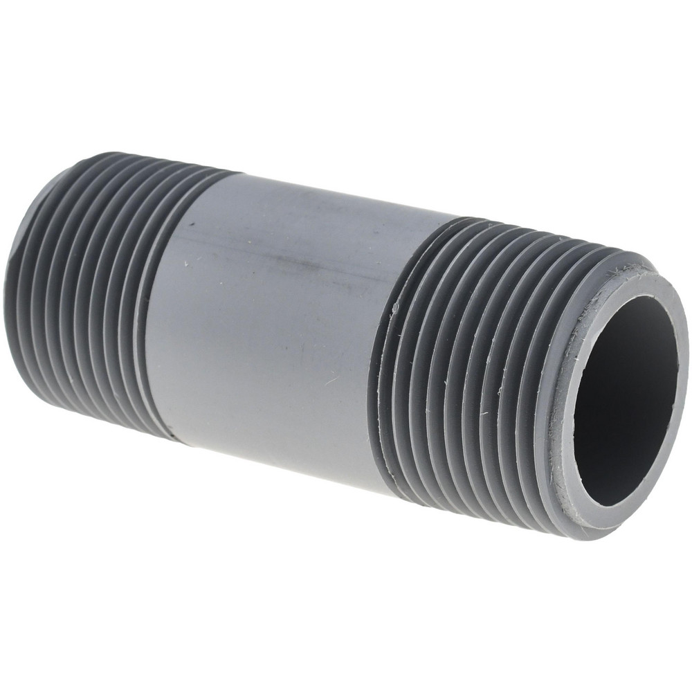 Value Collection - 1" Pipe, 3" Long CPVC Threaded Plastic Pipe Nipple ...