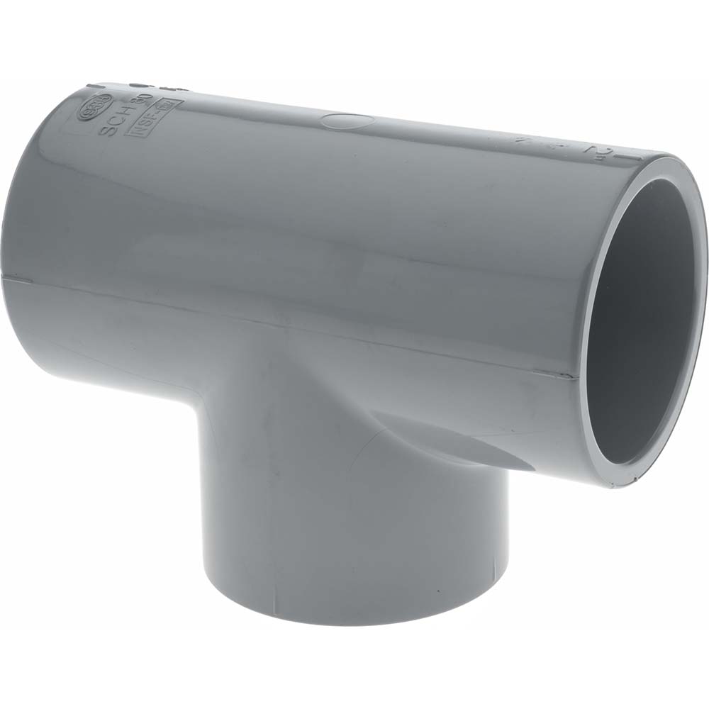 PRO-SOURCE - 2" CPVC Plastic Pipe Tee - 37005535 - MSC Industrial Supply