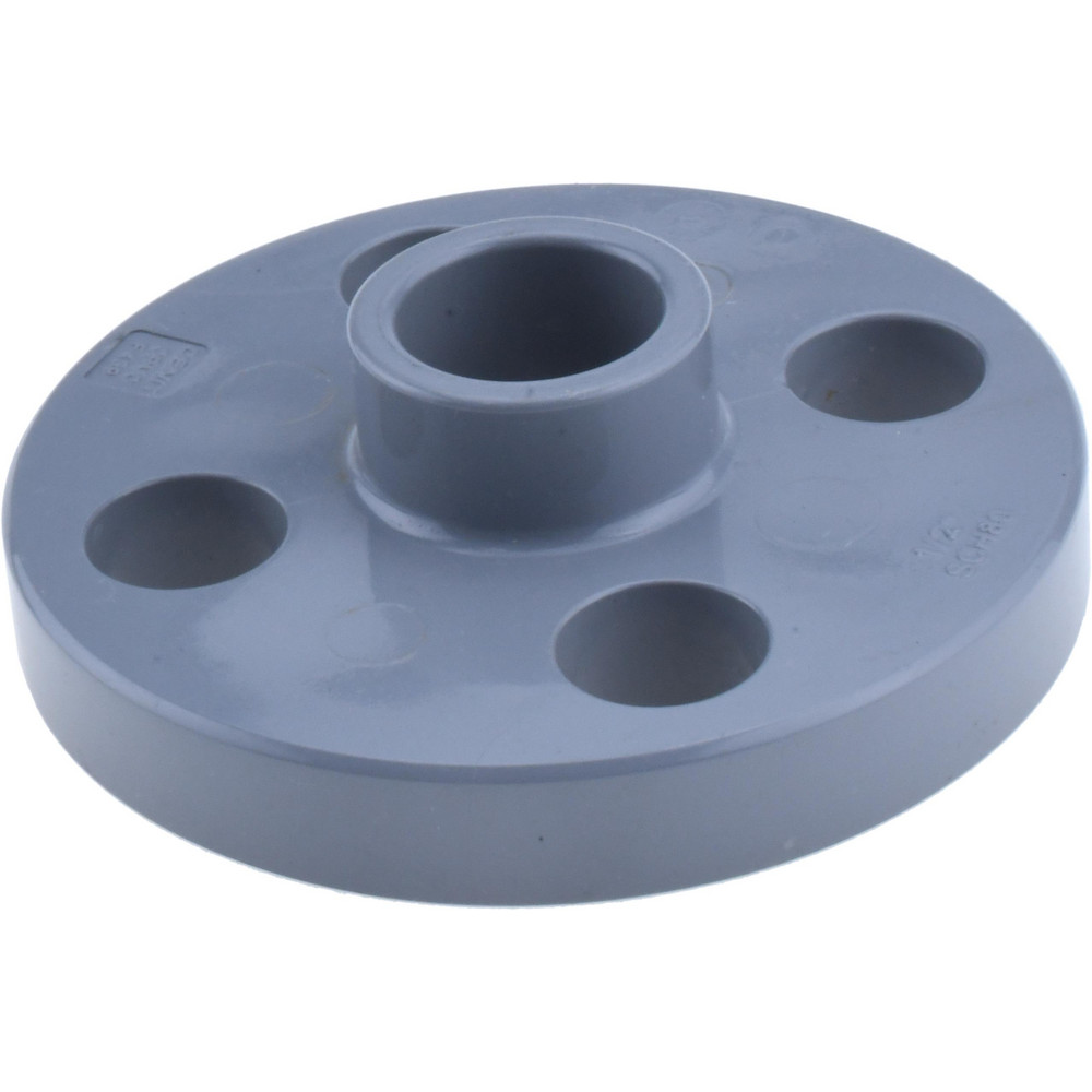 PRO-SOURCE - 1/2" CPVC Plastic Pipe Flange (One Piece) | MSC Direct