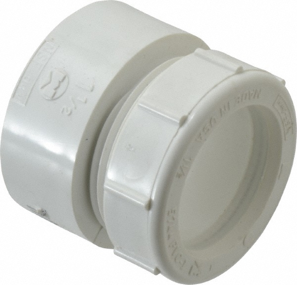 B&K Mueller - 1-1/2", PVC Drain, Waste & Vent Pipe Female Trap Adapter ...