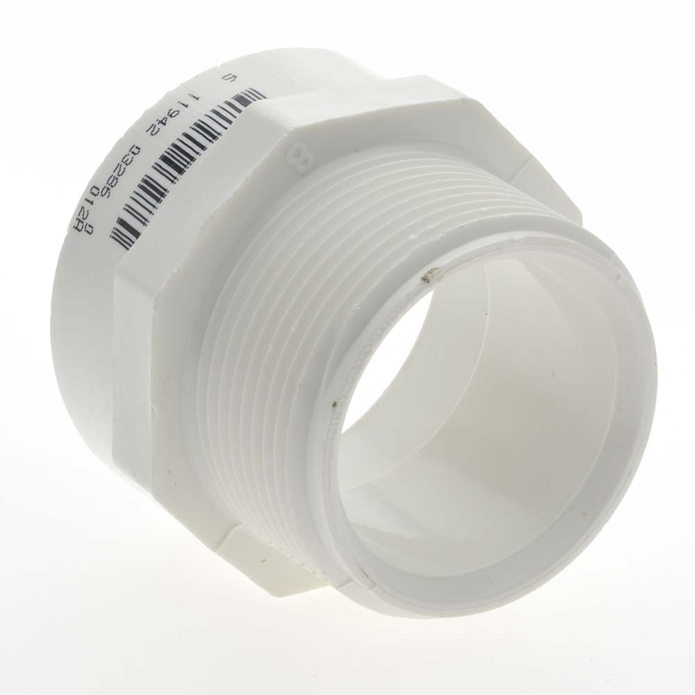 B&K Mueller - 1-1/2", PVC Drain, Waste & Vent Pipe Male Adapter ...