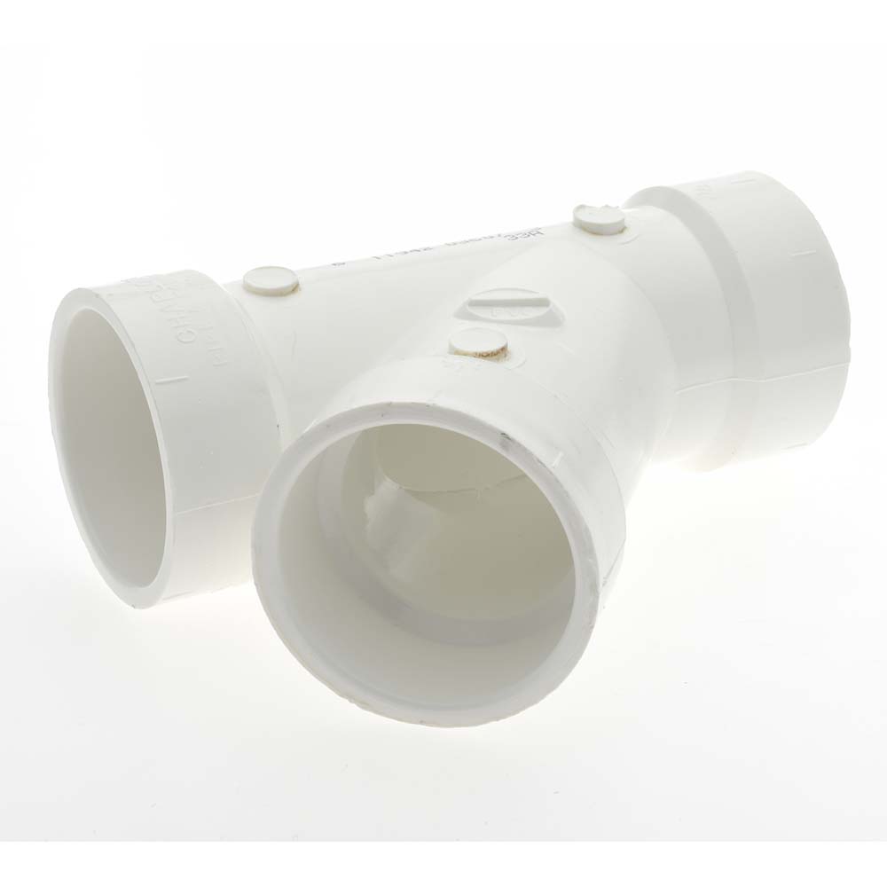 B&K Mueller - 1-1/2", PVC Drain, Waste & Vent Pipe 45 Wye - 37006764 ...