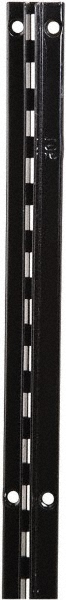 ECONOCO - Black Finish Single Slotted Standard Bracket | MSC Direct