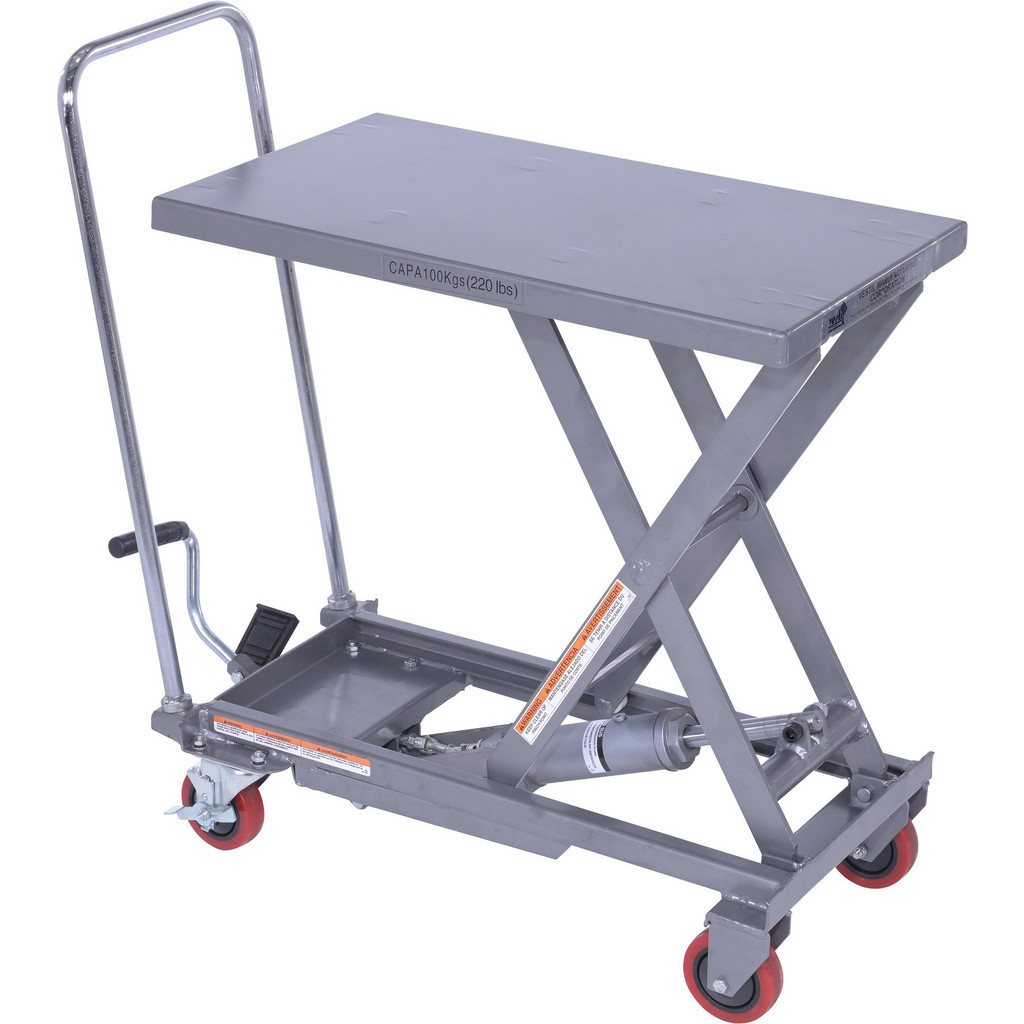 Vestil - Mobile Air Lift Table: 220 lb Capacity | MSC Direct