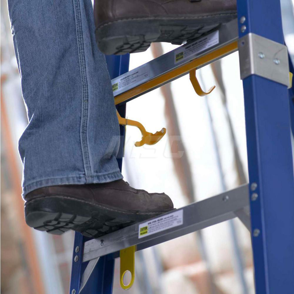 Werner - 8 Step Fiberglass Foldable Step Ladder: Type IAA 375 lb ...