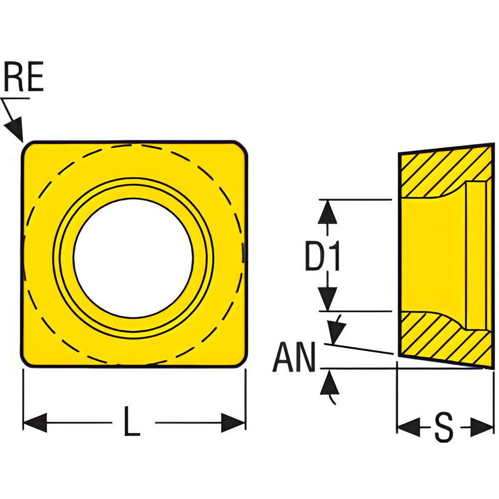 Seco - Turning Insert: SCMT21.51-M3 TP25, Carbide | MSC Direct