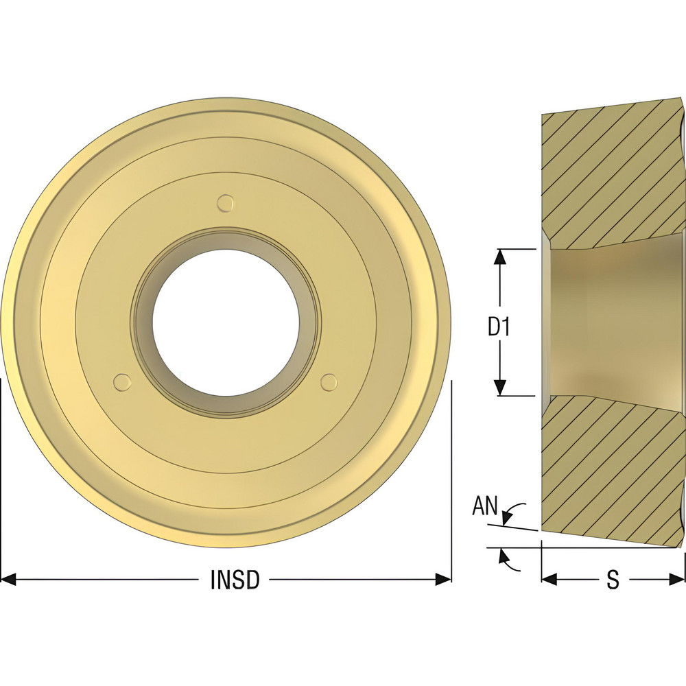 Seco - Turning Insert: RCMX200600-RR94 TP3501, Carbide | MSC Direct