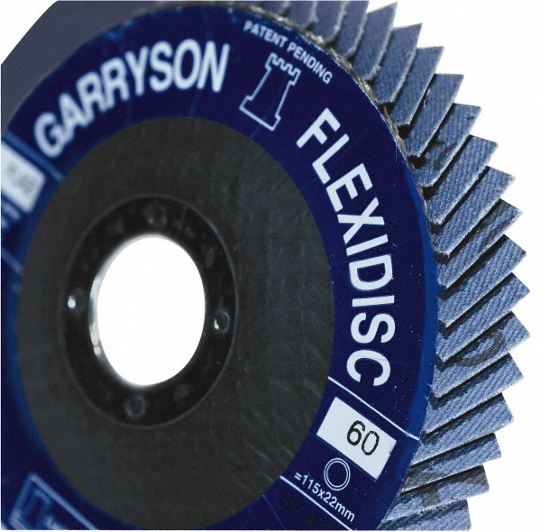 Garryson - Flap Disc: 4-1/2" Dia, 7/8" Hole, 80 Grit, Zirconia Alumina ...