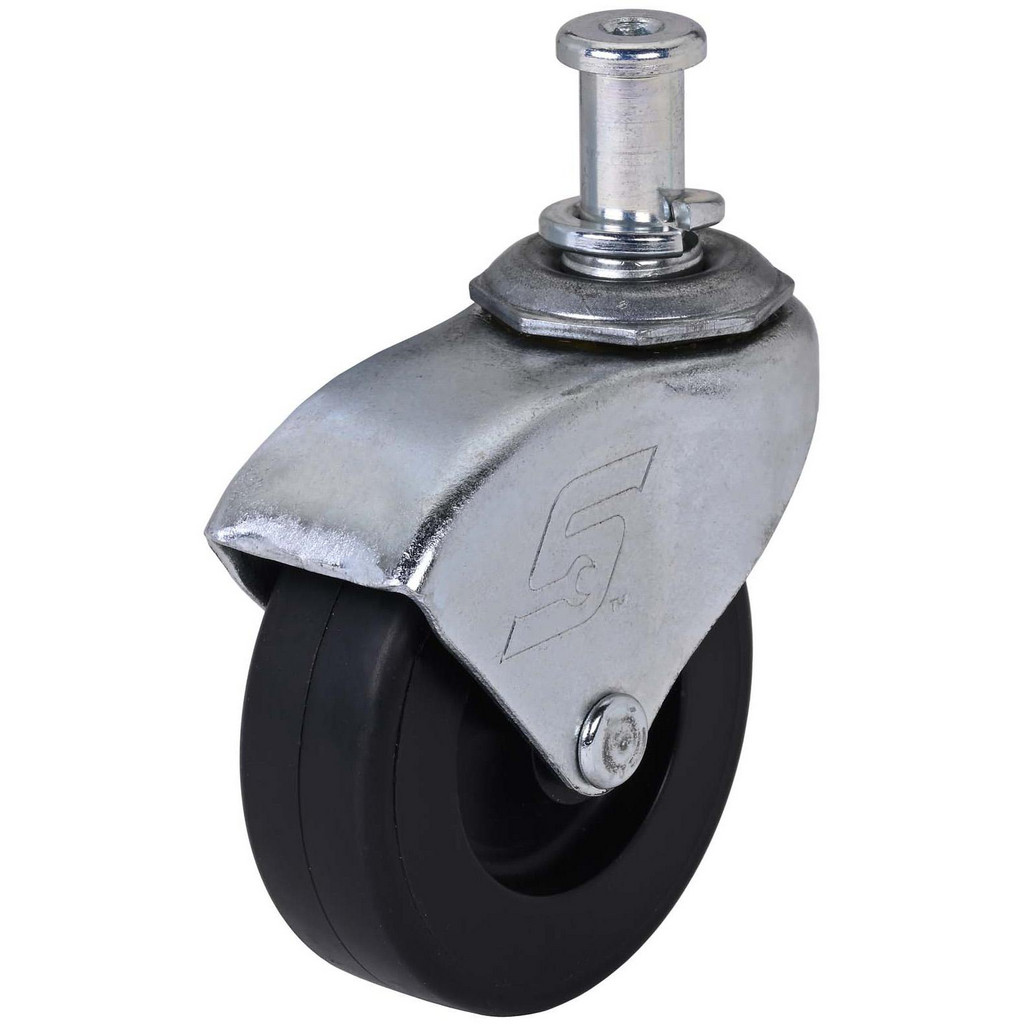 Williams - Swivel Caster Wheel: Steel, 2-1/2" Dia, 1" Wide, 1-7/16 ...