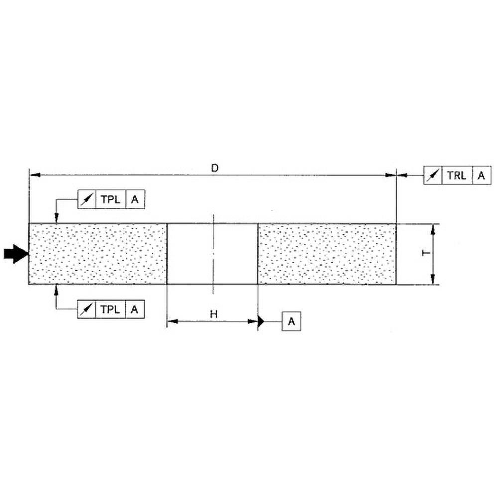 Radiac Abrasives - Surface Grinding Wheel: 46 Grit | MSC Direct