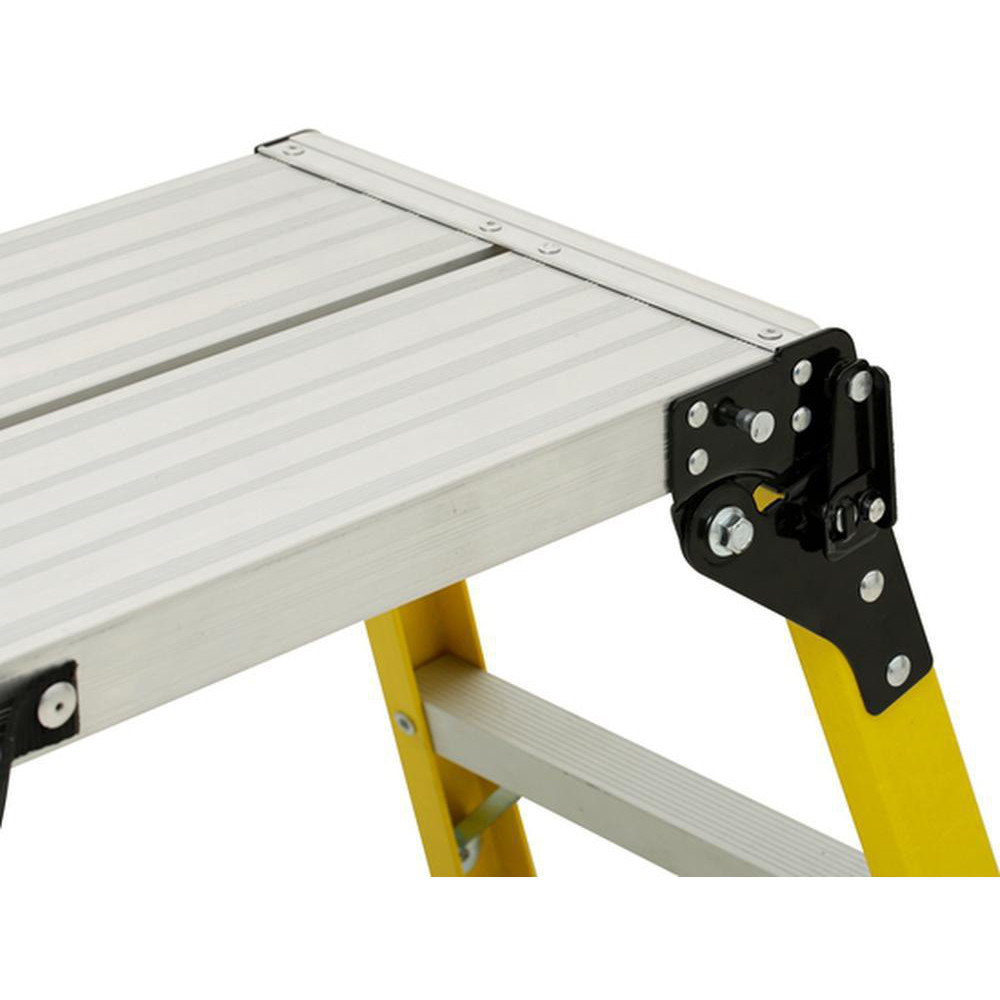 Louisville - 1-Step Fiberglass Work Platform: 300 lb Capacity, 12 ...