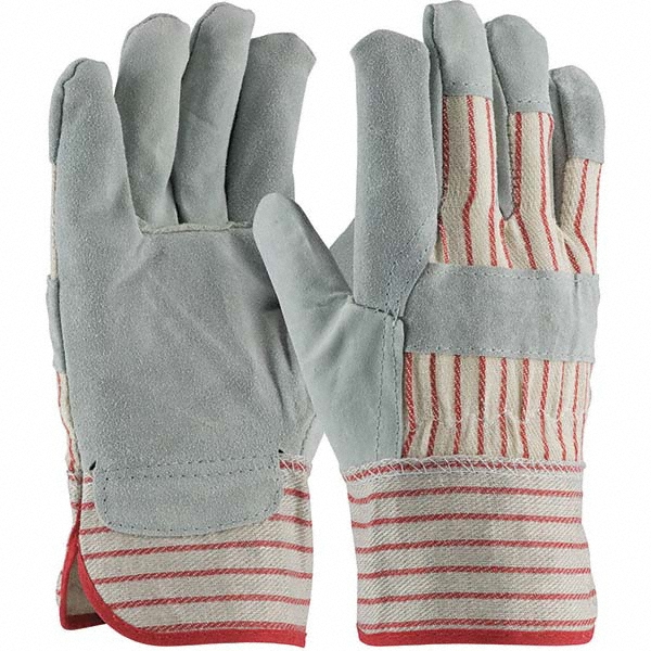PIP - Work Gloves: PiP Size Universal, Cotton Lined, Leather, General ...
