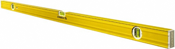 Stabila - 72" Long 3 Vial Box Beam Level | MSC Direct