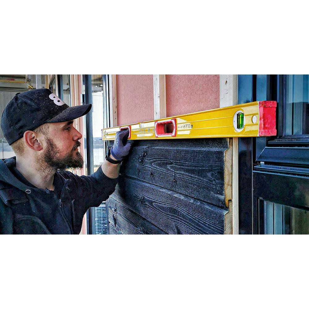 Stabila - 72" Long 3 Vial Box Beam Level | MSC Direct