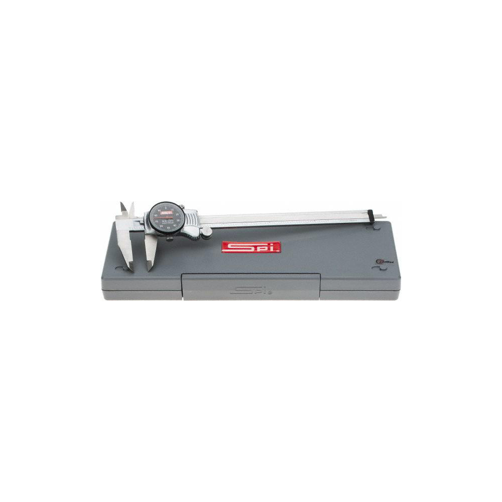 SPI - Dial Caliper: 8'' Range, 0.001'' Graduation, 0.1'' per Revolution ...