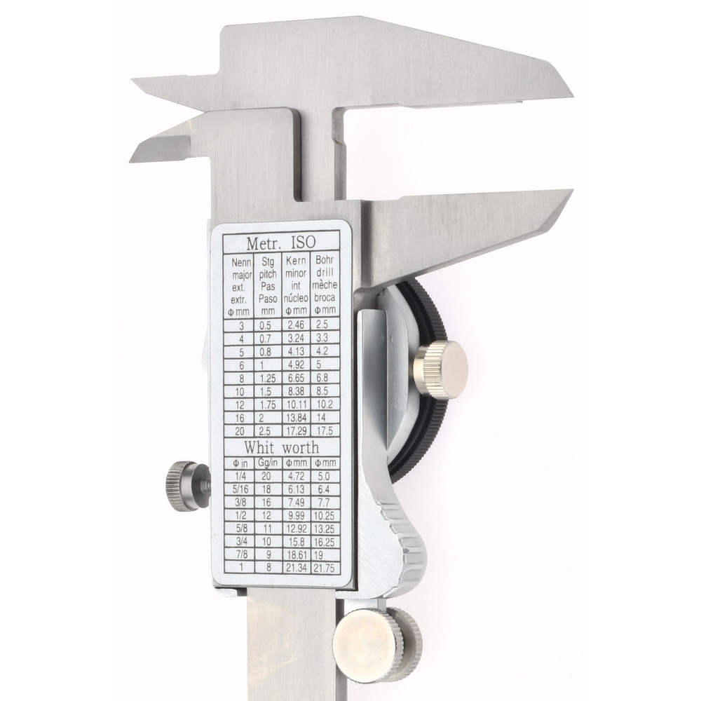SPI - Dial Caliper: 6", 0.001000" Graduation, 0.1" per Revolution, 0. ...
