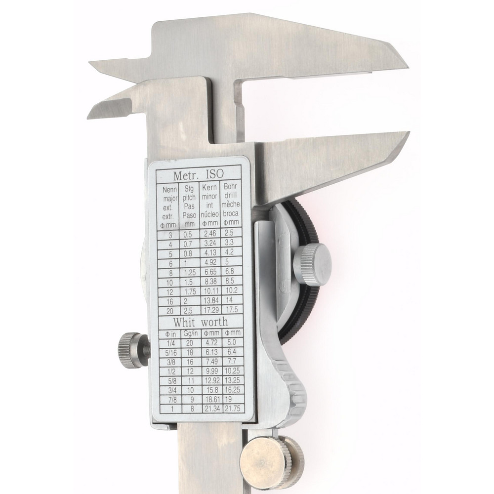 SPI - Dial Caliper: 6", 0.001000" Graduation, 0.1" per Revolution, 0. ...