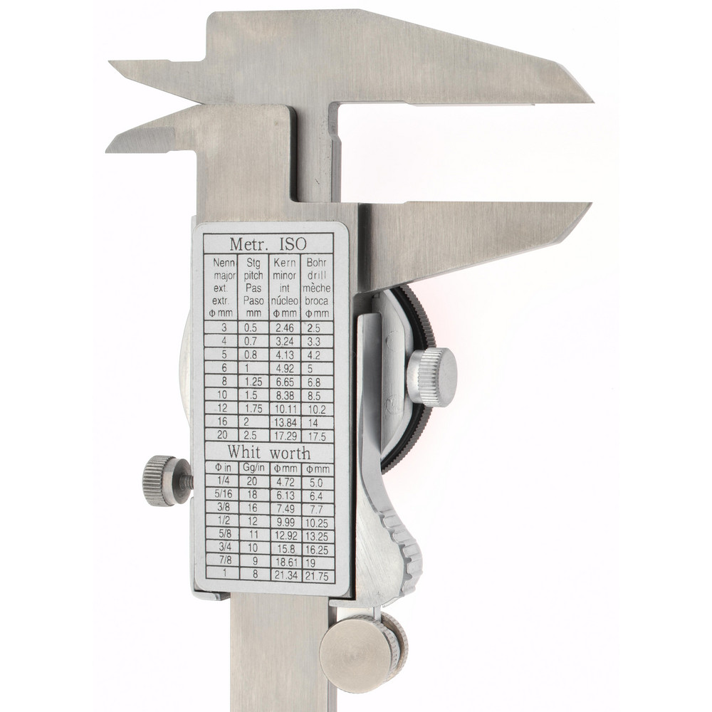 SPI - Dial Caliper: 6", 0.001000" Graduation, 0.1" per Revolution, 0. ...