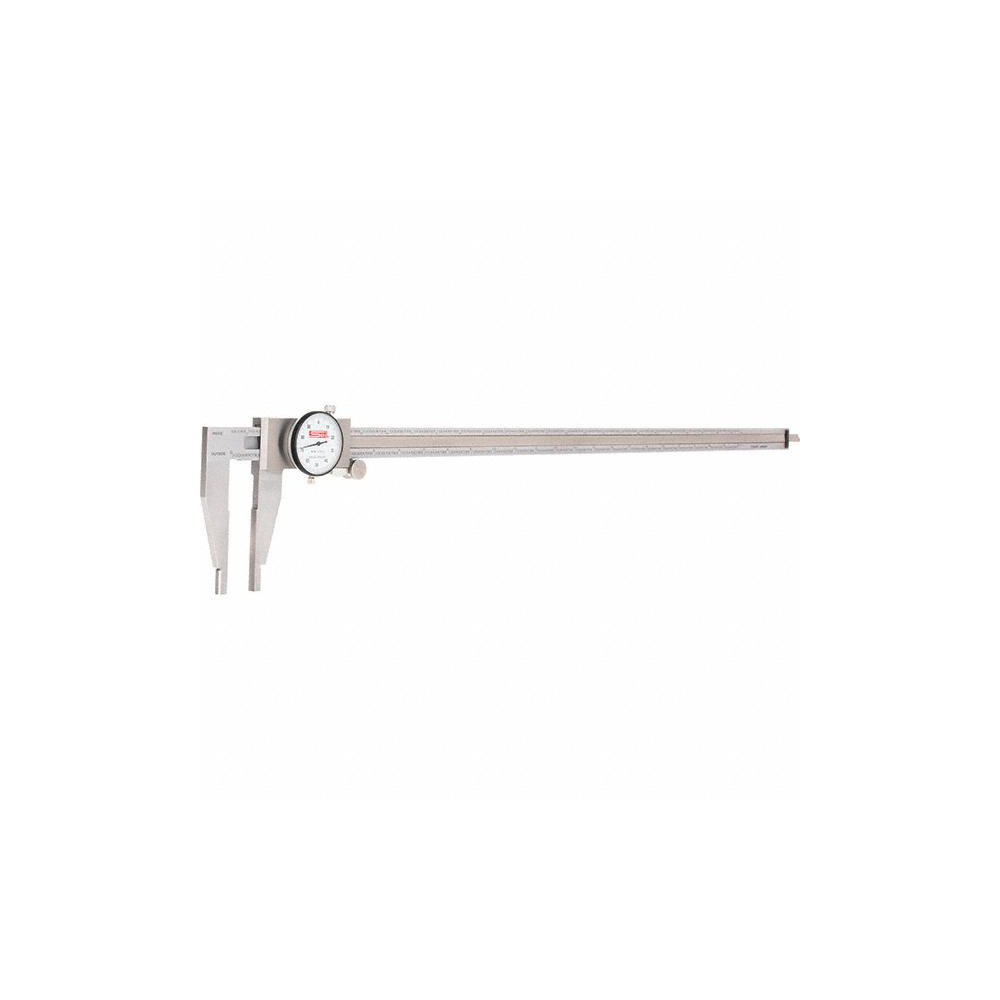 SPI - Dial Caliper: 24", 0.001000" Graduation, 0.1" per Revolution, 0. ...