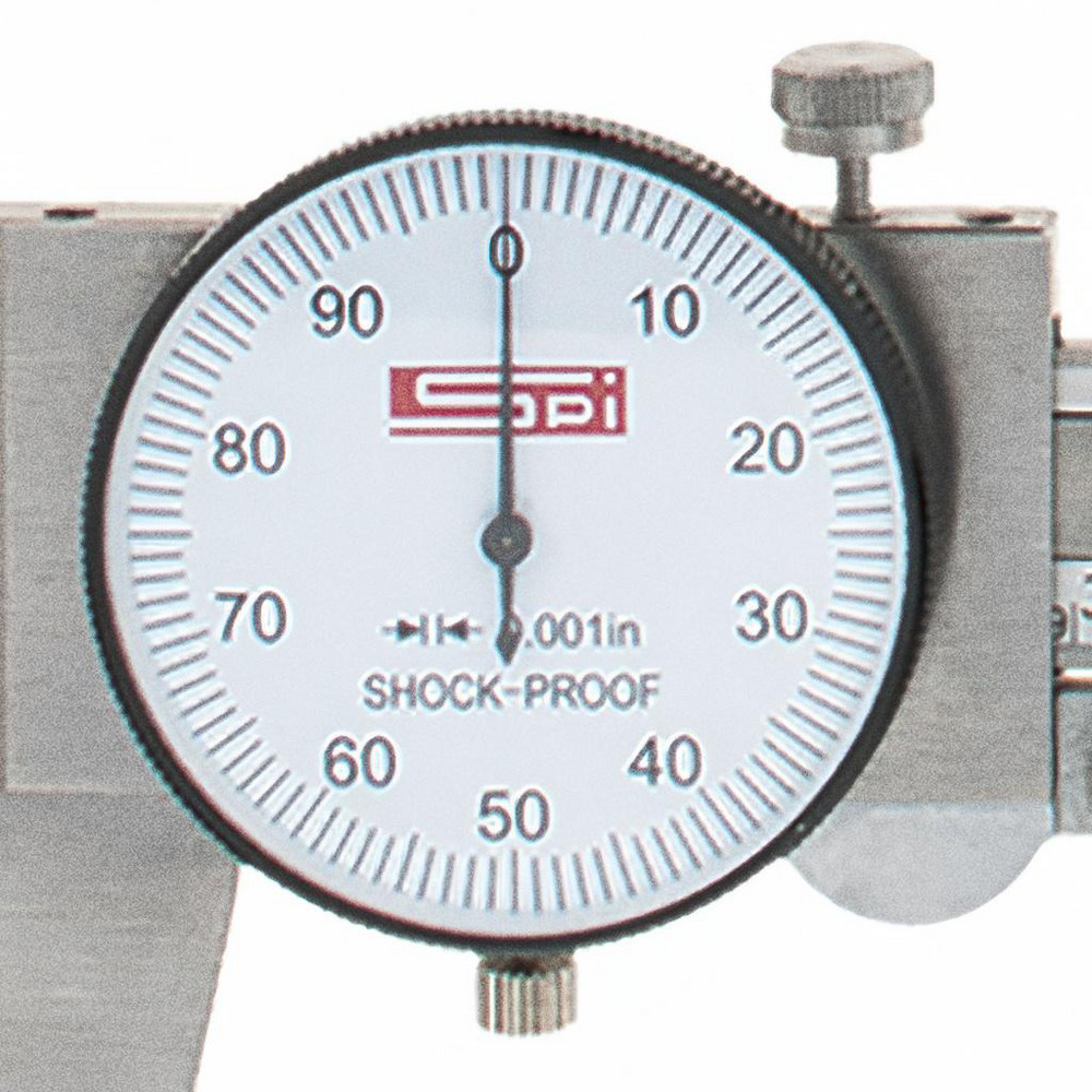 SPI - Dial Caliper: 12", 0.001000" Graduation, 0.1000" per Revolution ...