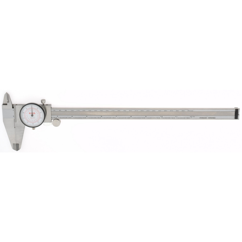 SPI - Dial Caliper: 12", 0.001000" Graduation, 0.001" per Revolution, 0 ...