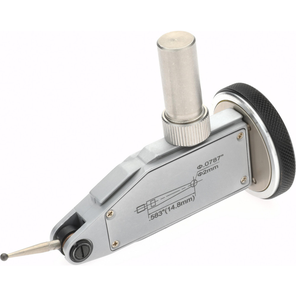SPI - Vertical Dial Test Indicator: 0.0200" Max, 0-10-0 Dial Reading, 0 ...
