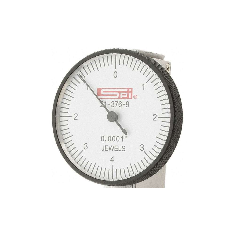 SPI - Horizontal Dial Test Indicator: 0.0080" Max, 0-4-0 Dial Reading ...