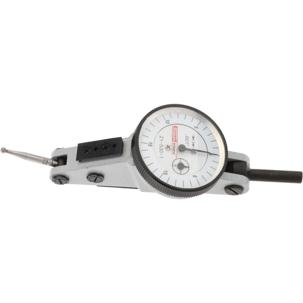 SPI - Horizontal Dial Test Indicator: 0.0600" Max, 0-15-0 Dial Reading ...