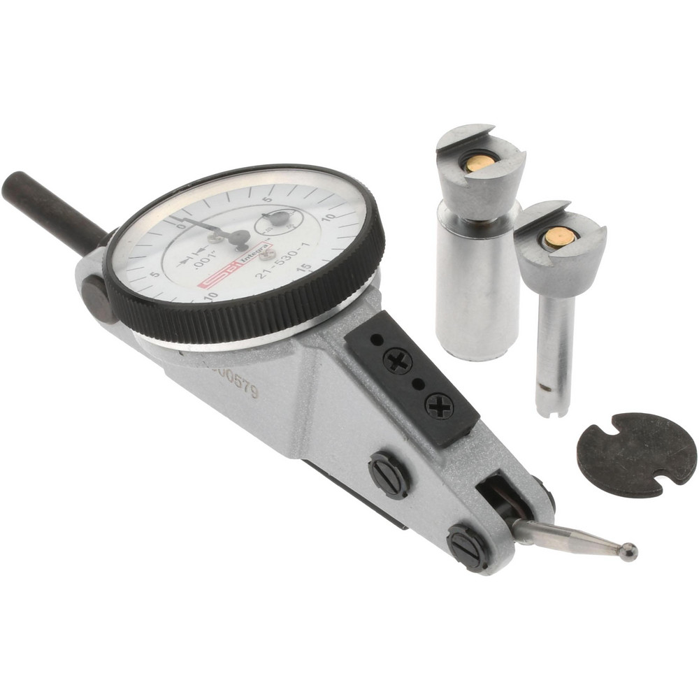 SPI - Horizontal Dial Test Indicator: 0.0600" Max, 0-15-0 Dial Reading ...