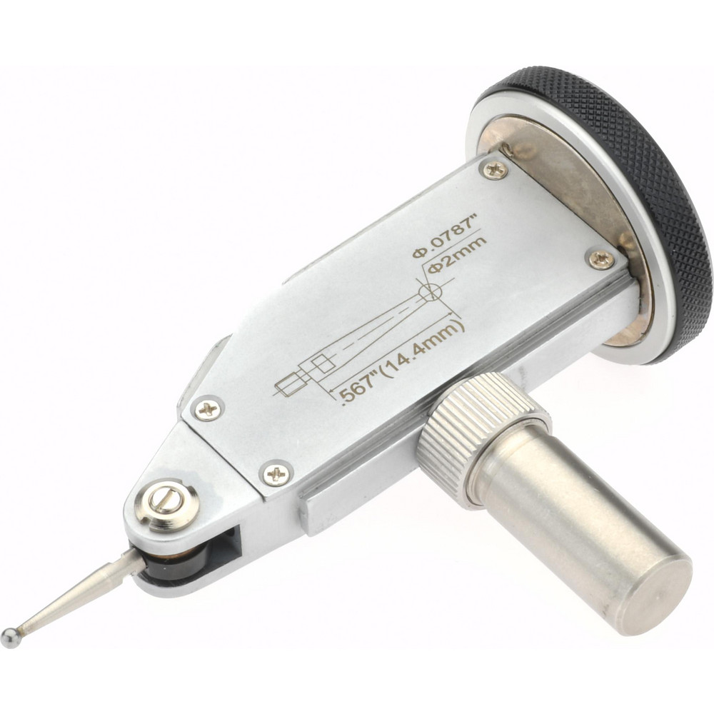 SPI - Vertical Dial Test Indicator: 0.50 mm Max, 0-25-0 Dial Reading, 0 ...