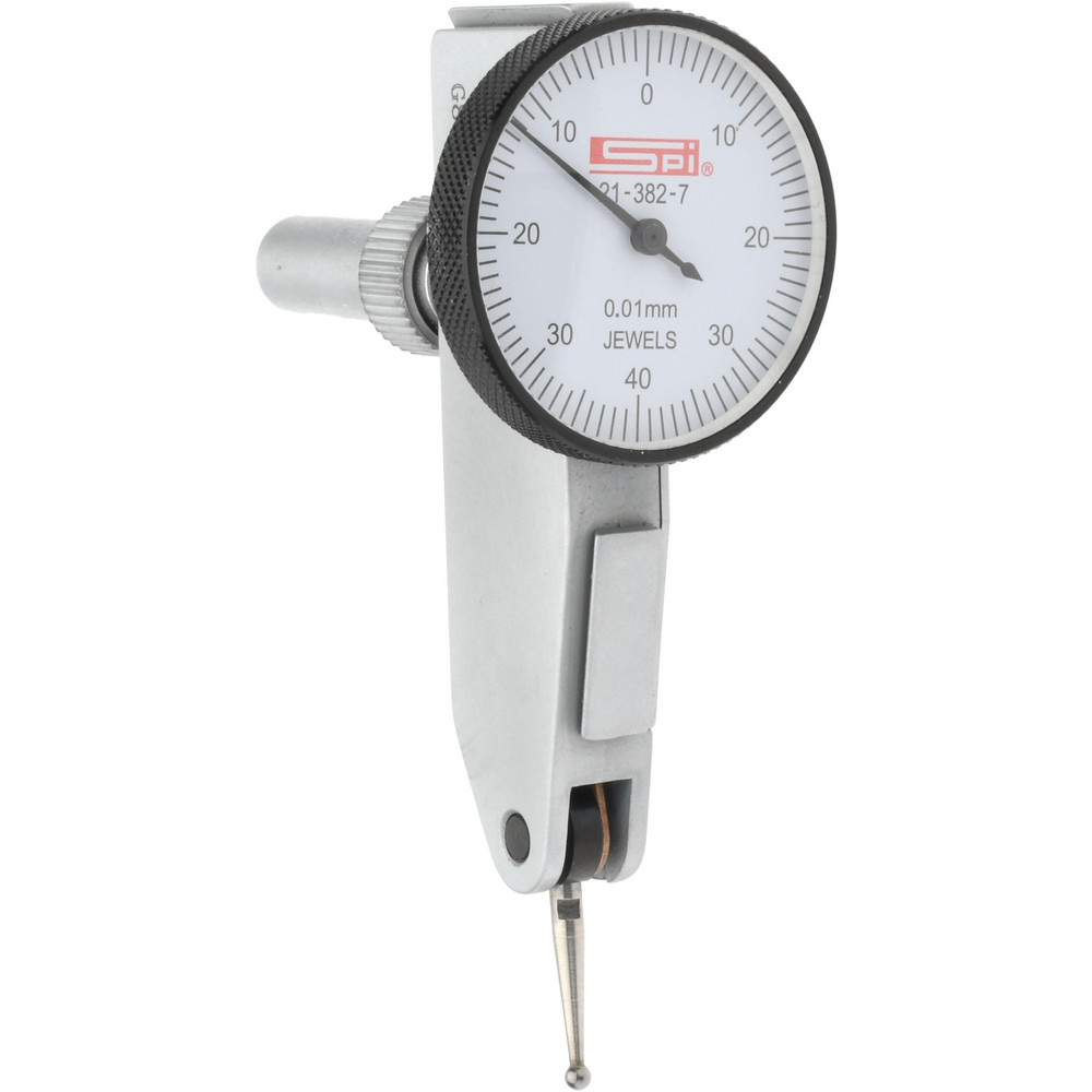 SPI - Test Indicator Kit: 8 Pc, 0.80 mm Max, 32.00 mm Dial Dia, 0-40-0 ...