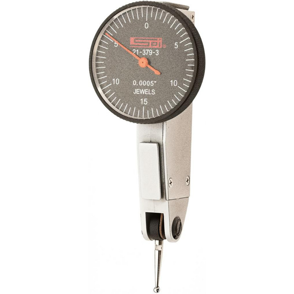 SPI - Test Indicator Kit: 8 Pc, 0.0300" Max, 1.2500" Dial Dia, 0-15-0 ...