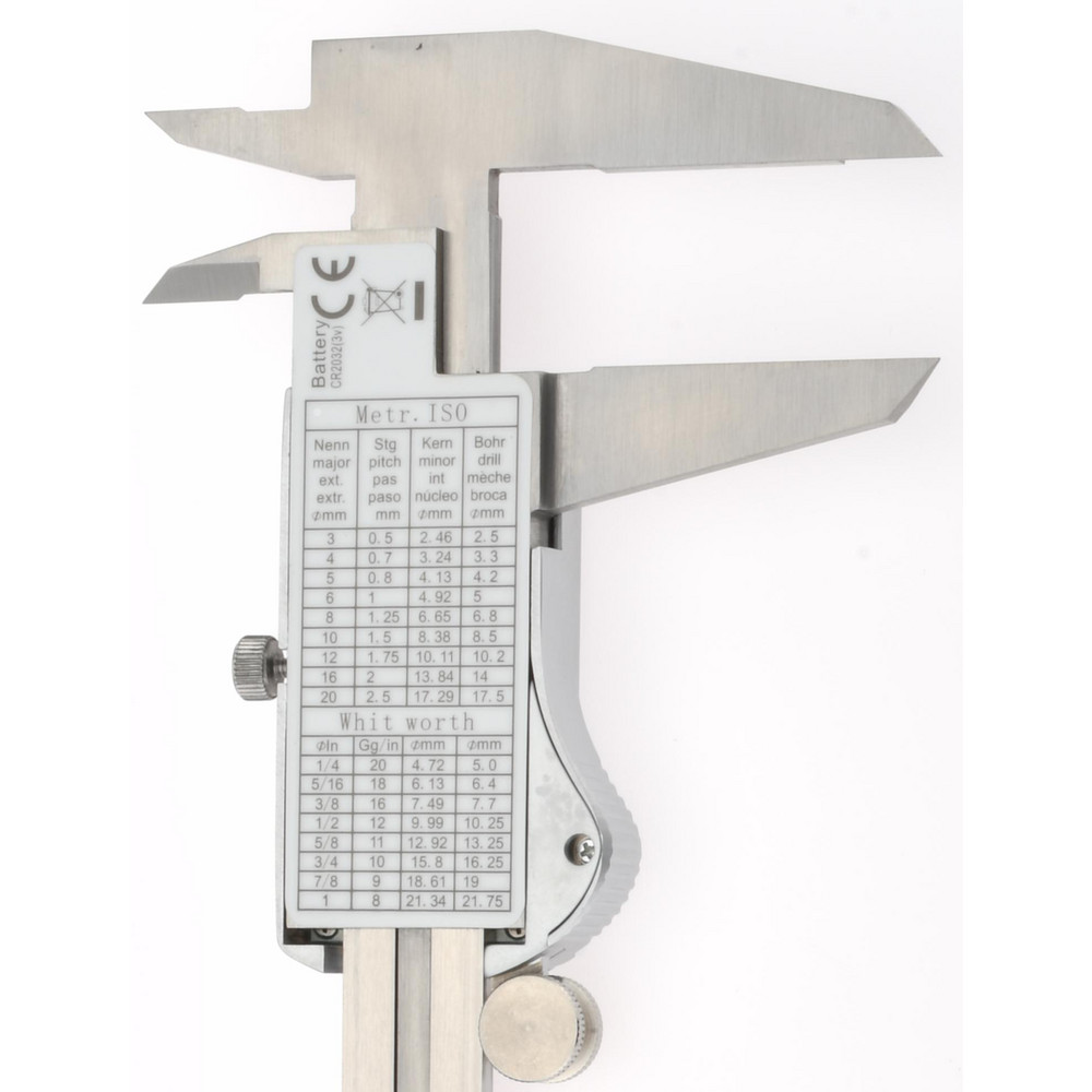 SPI - Electronic Caliper: 0in to 8in, 0mm to 200mm, ±0.0005in, ±0 ...