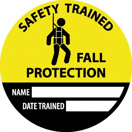 AccuformNMC - Pack of 25 Safety Trained Fall Protection - Name ...