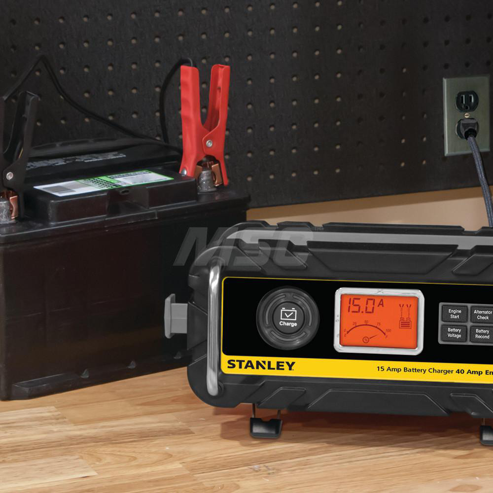 Stanley - Automatic Charger/Battery Maintainer: 12VDC | MSC Direct