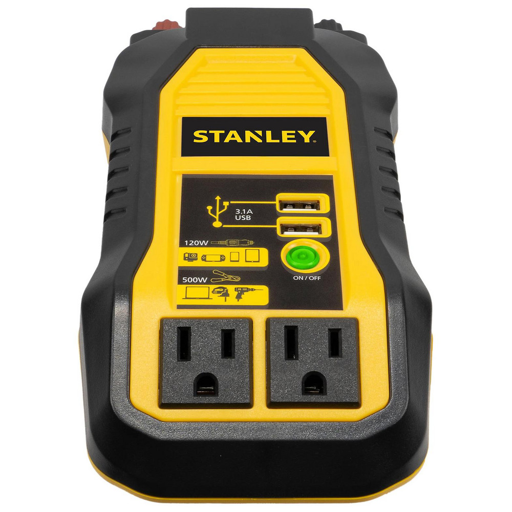 Stanley - 12 VDC Input, 120 VAC Output, 500 Peak Wattage, Power ...