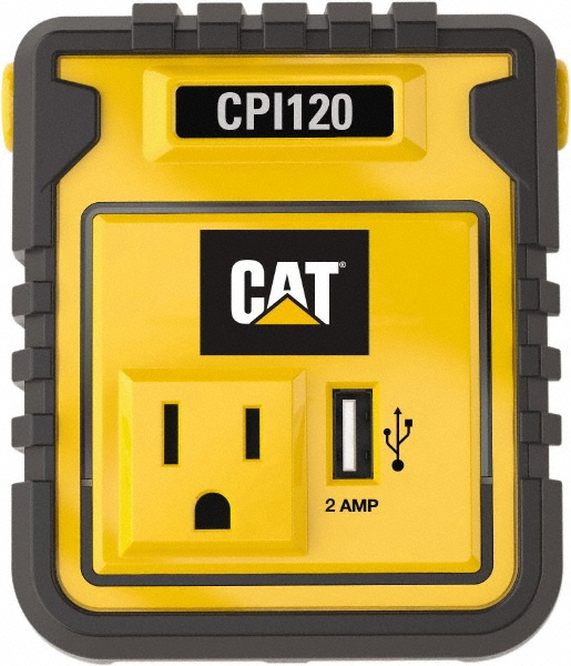 Cat - 12 VDC Input, 120 VAC Output, 120 Peak Wattage, Power Inverter ...