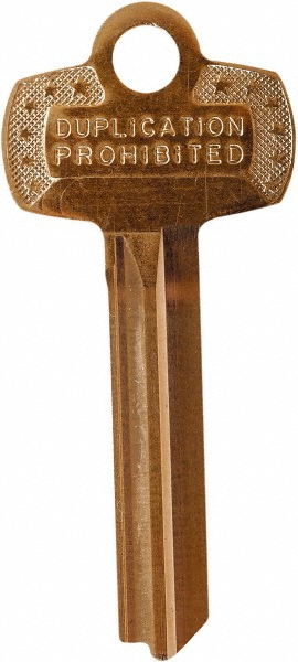 Best - E Keyway Blank Brass/Zinc Alloy Key Blank | MSC Direct