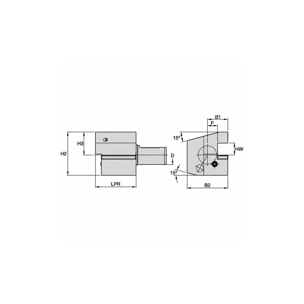 Kennametal - VDI Static Tool Axis Holder: VDI40 Clamping System | MSC ...