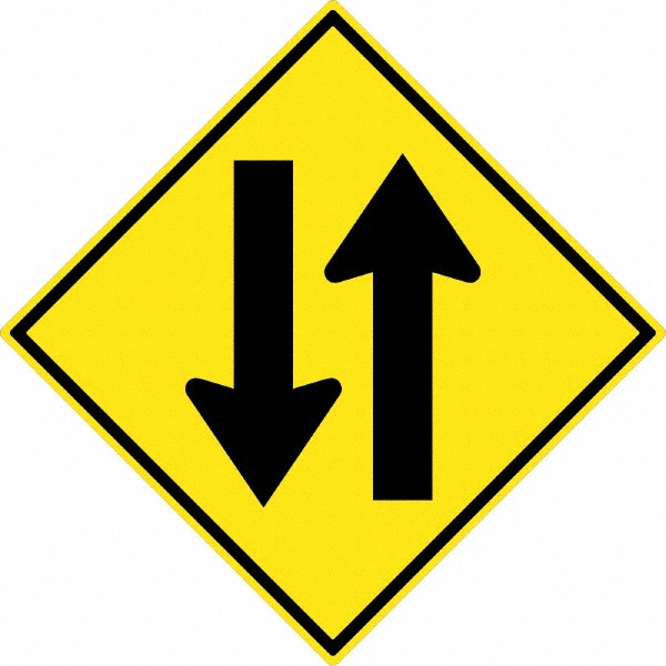 AccuformNMC Traffic Control Sign Diamond 37742376 MSC Industrial 