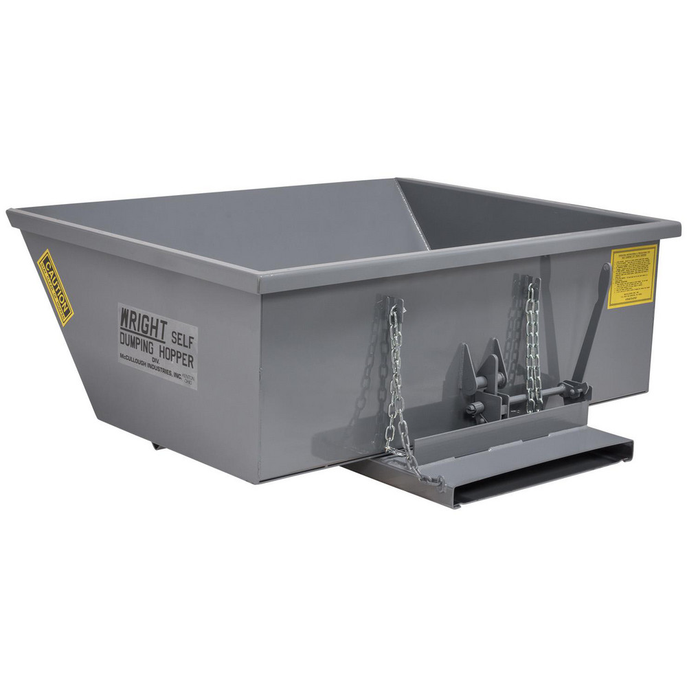 Wright - 1 CU YD 5000LB 7GA LOW PROFILE HOPPER | MSC Direct