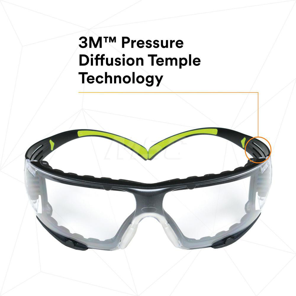 3M - Safety Glasses: Anti-Fog & Scratch-Resistant, Polycarbonate, Clear ...