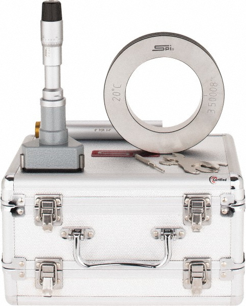 SPI - 3 to 3.5", 4.49" Gage Depth, Mechanical Inside Hole Micrometer ...