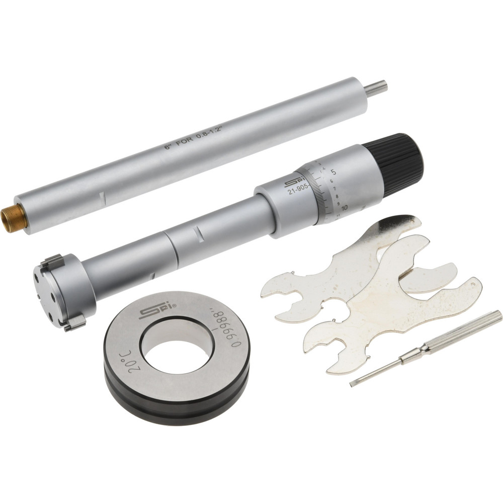 SPI - Mechanical Hole Micrometer: 1.0000 to 1.2000" Range | MSC Direct