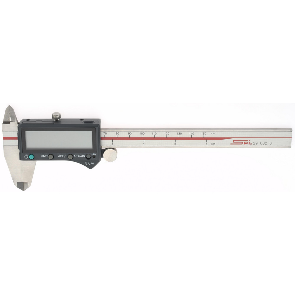 SPI - Electronic Caliper: 150.00 mm, 6", 0.0100 mm, 0.0005" Resolution ...