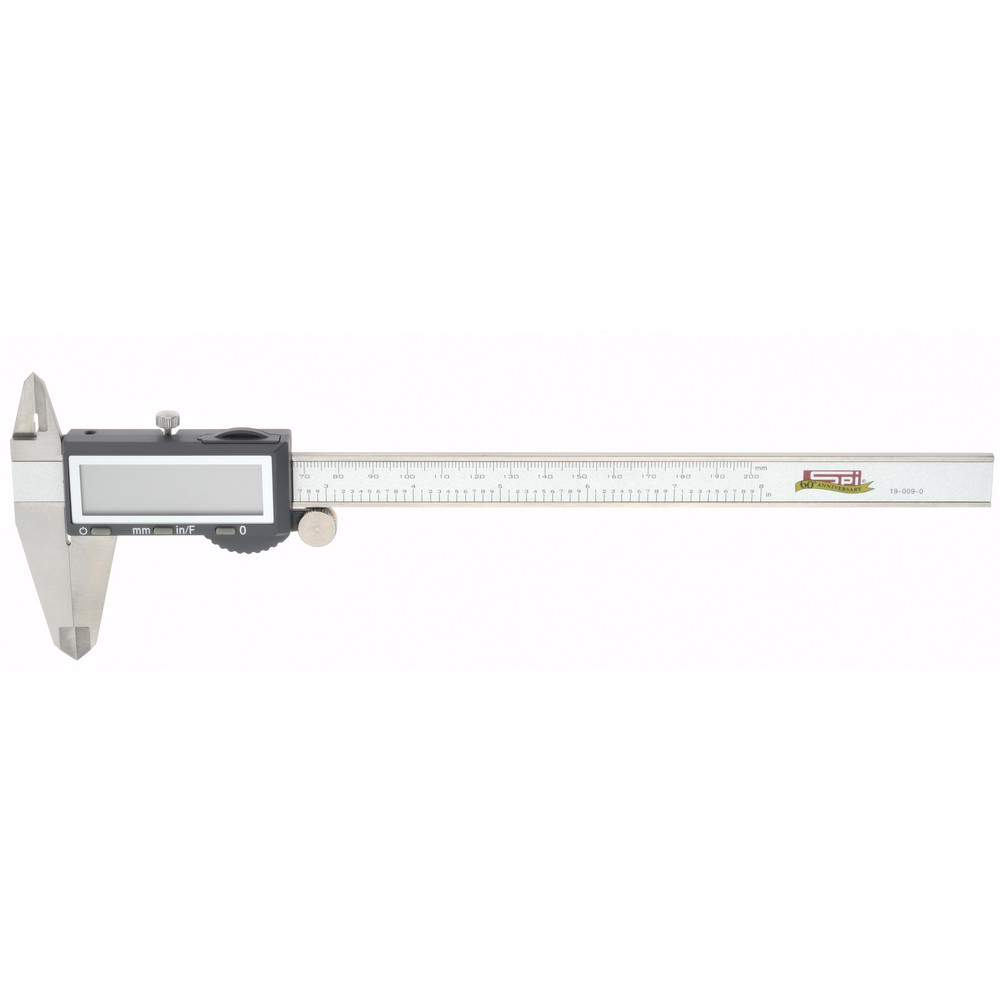 SPI - Electronic Caliper: 200.00 mm, 8", 0.0100 mm, 0.0005" Resolution ...